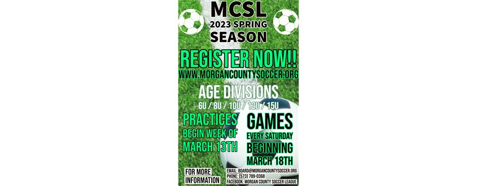 Morgan County Soccer League (MCSL) > Home